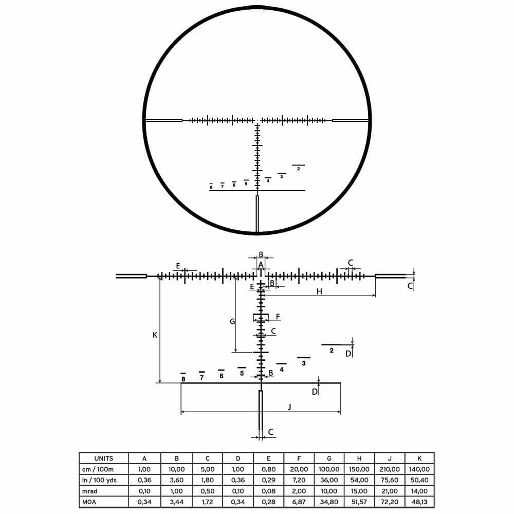Steiner M8Xi 1-8x24 DMR8i Rifle Scope | Lock In Zero